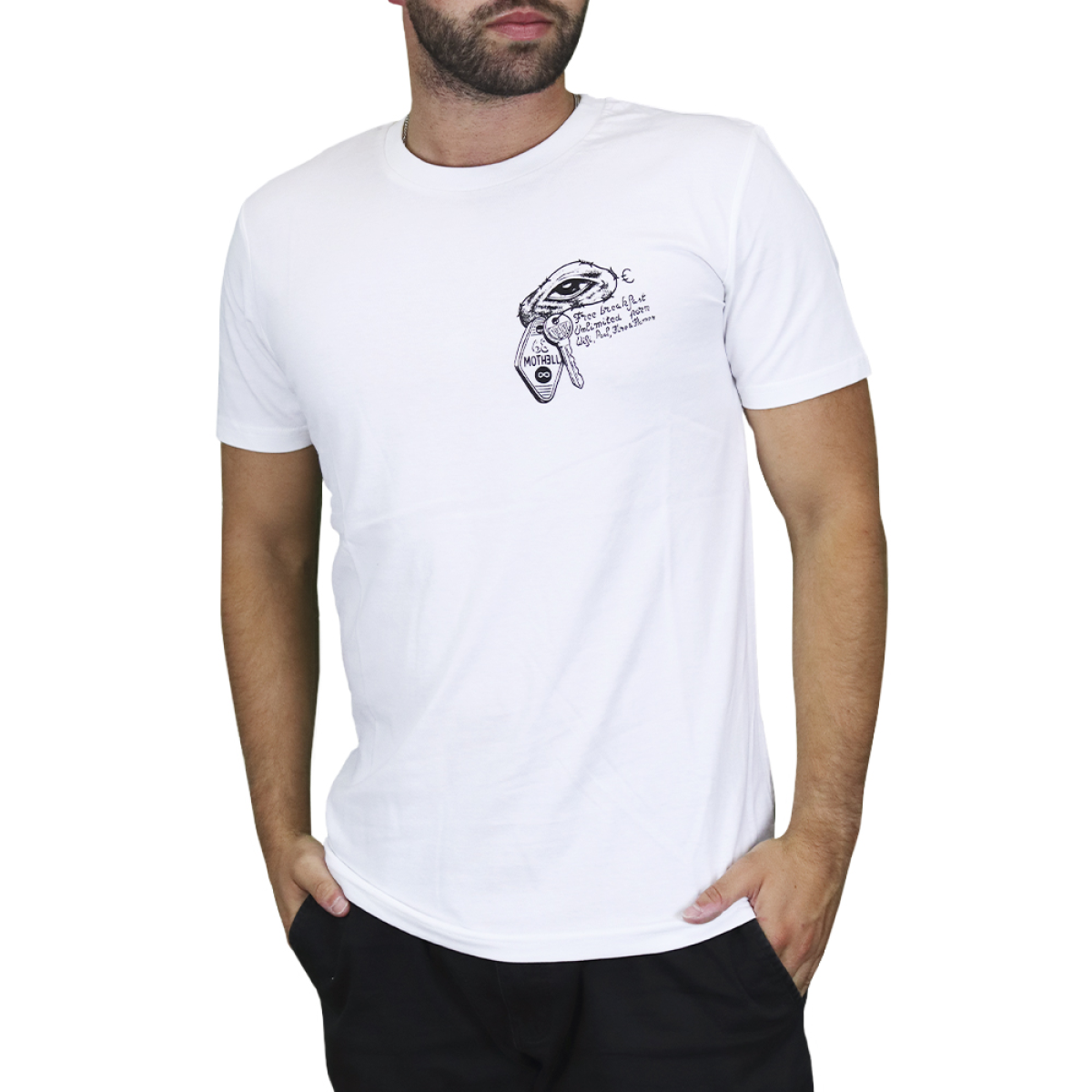 T-shirt The Dudes T-shirt Mothell Off White - 1004829-OFF_WHT | Sportino
