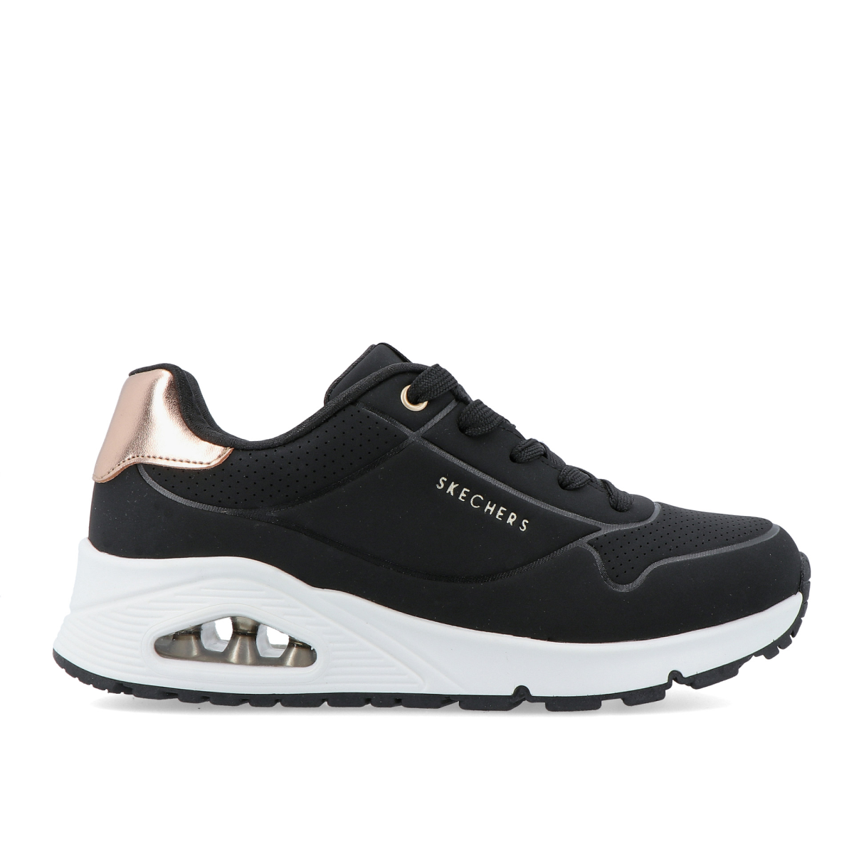 Skechers Uno Gen1 - Shimmer Away Blk - 310545L-BLK | Sportino