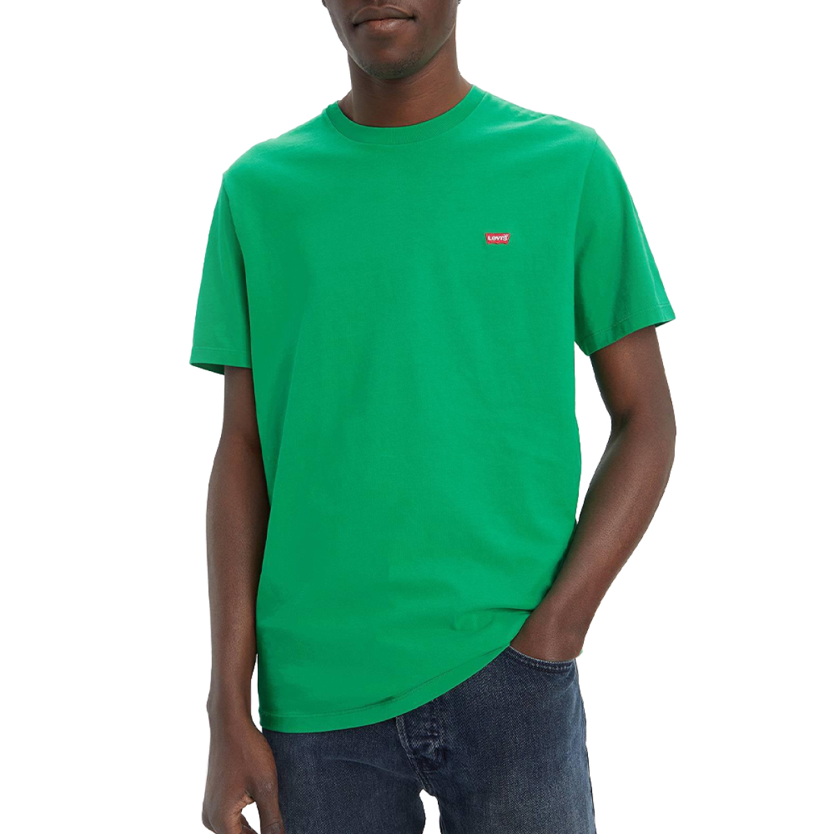 Levis T-shirt Ss Original Hm Tee Bright Gr - 56605-0177 - Sportino