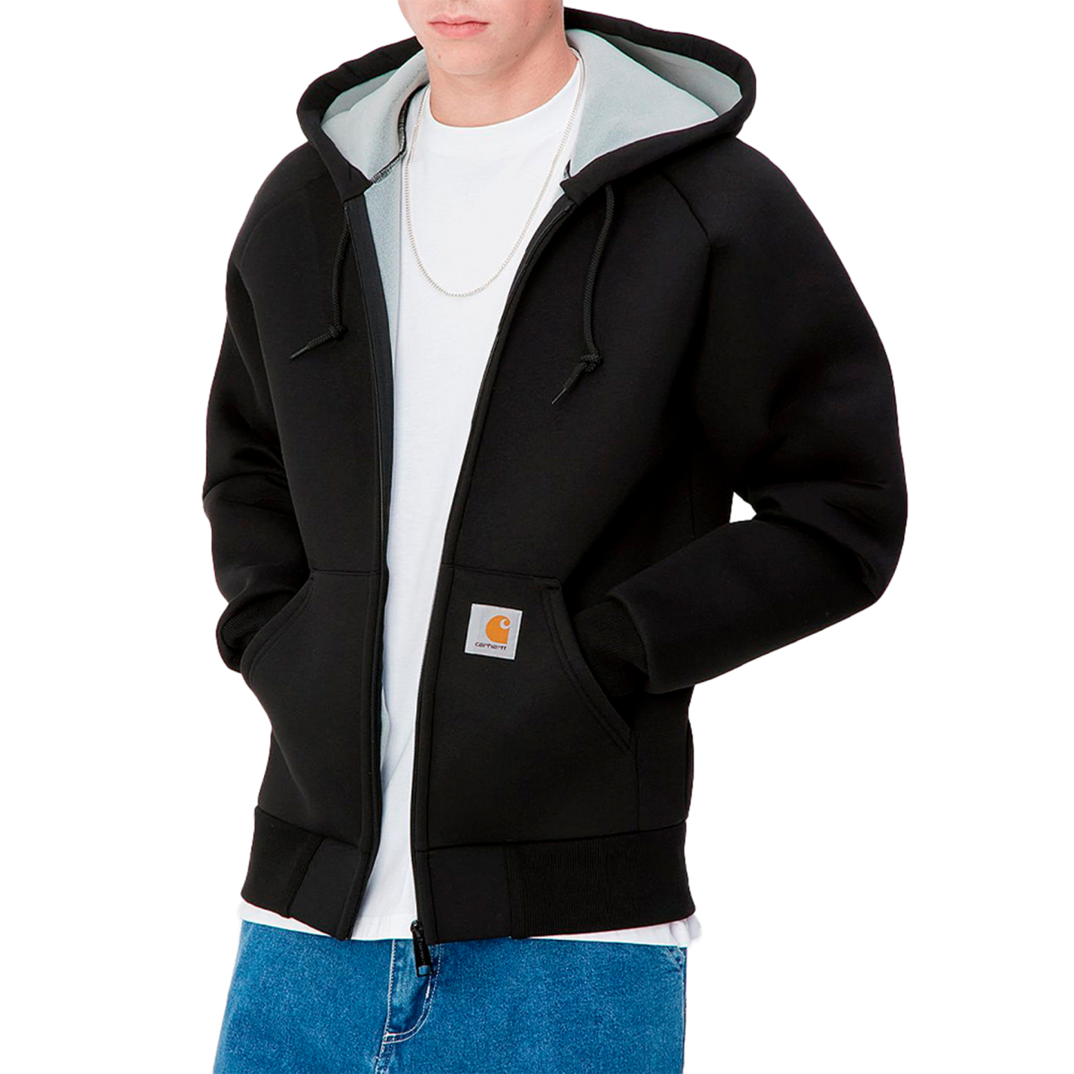 Carhartt Wip Car-lux Hooded Black/Grey - I032935.0GL.XX.03 - Sportino