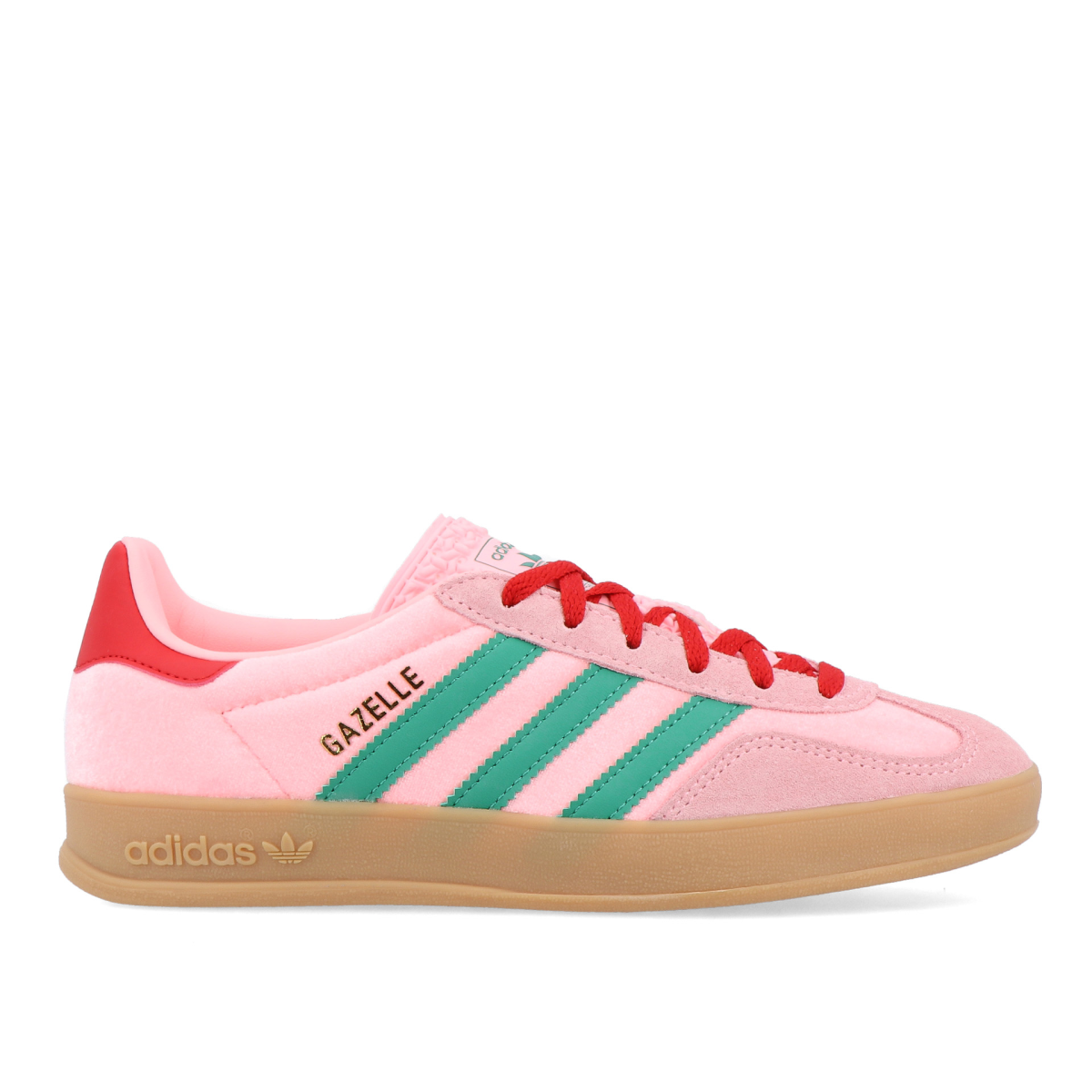 adidas Originals Gazelle Indoor W Court Green / Glow Pink / Gum ...