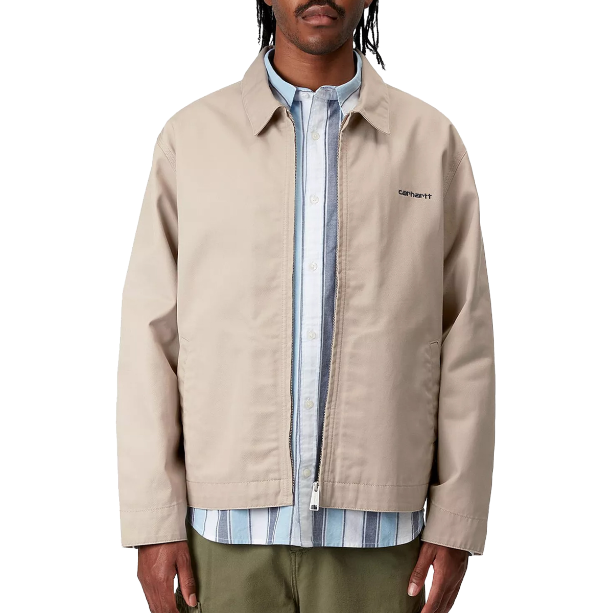 Carhartt Wip Module Script Jacket Wall Black Rinsed - I032977-AW02 ...