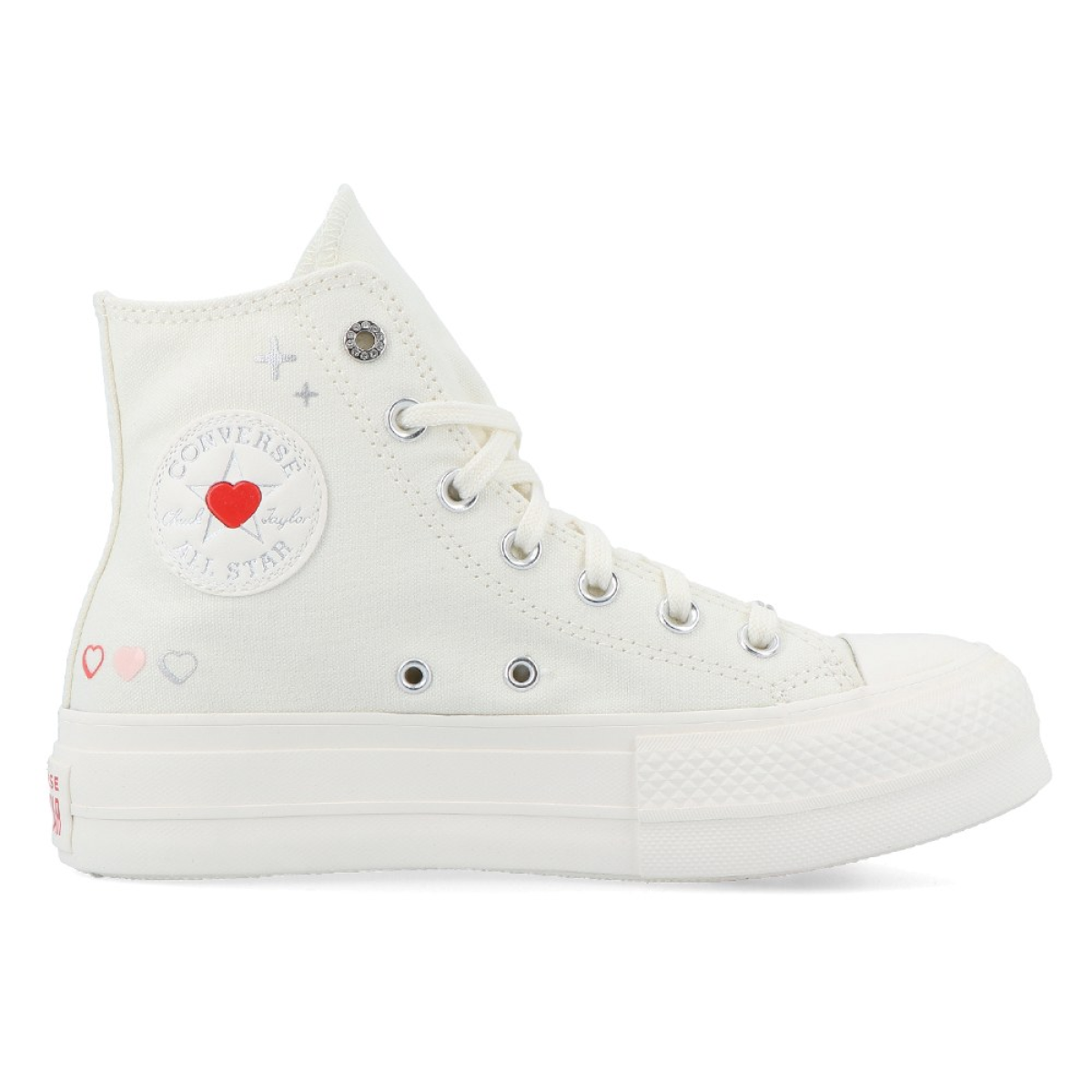 Converse All Star Ctas Lift Hi Egret/fever - A09114C - Sportino