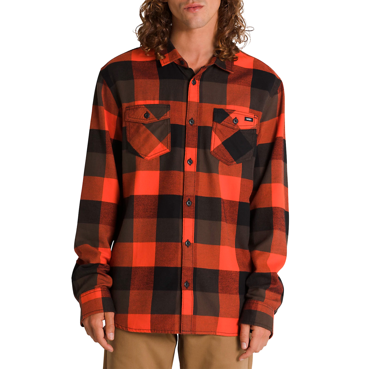 Camisa Vans Camisa Box Fannel Cla Black Fiesta - VN000HNHDRF1 | Sportino